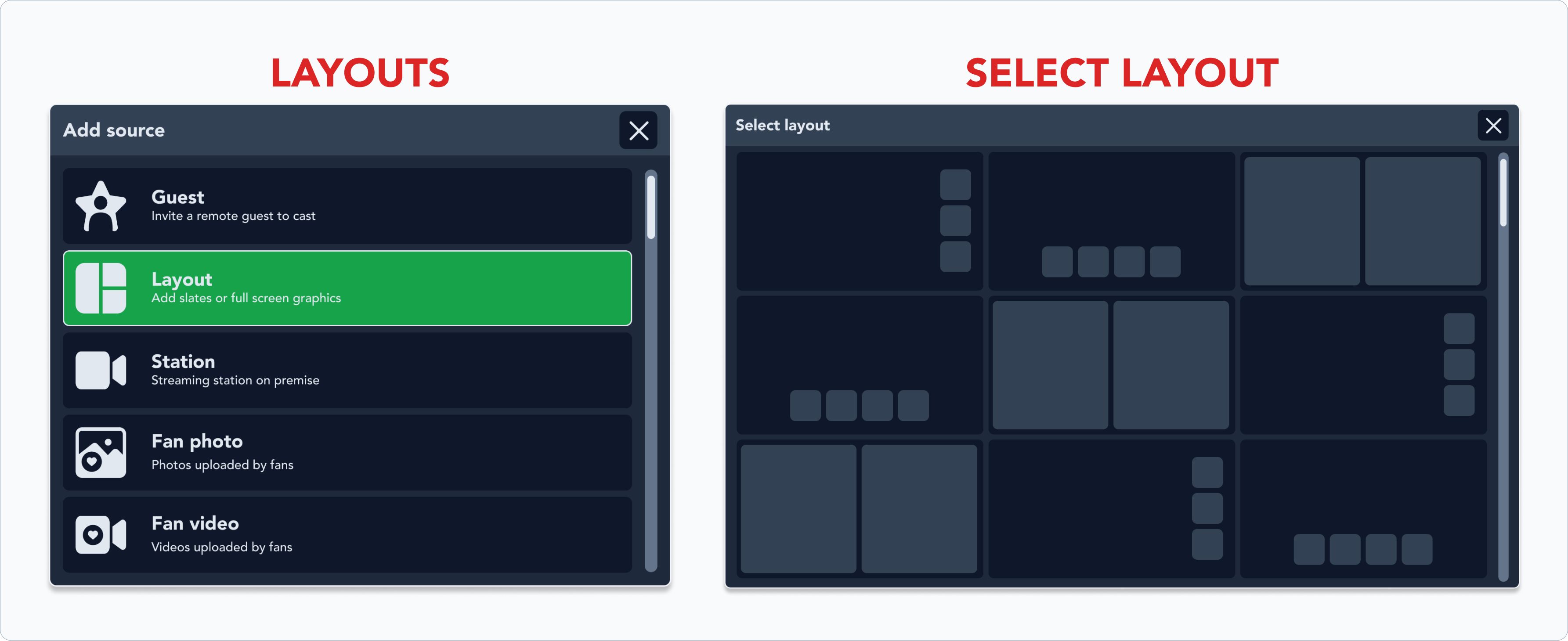 Fan room template – Kiswe Tools Support